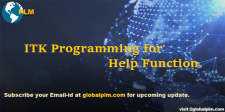ITK Programming for Help Function - Global PLM